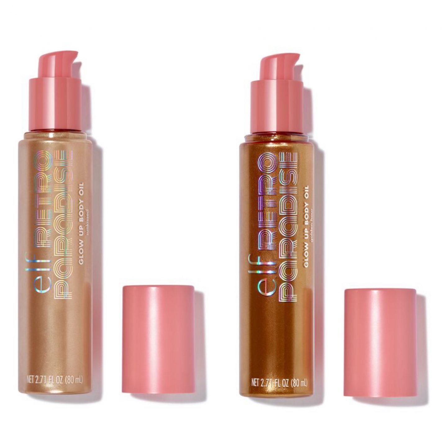 ELF Retro Paradise Glow Up масло за тяло | НОВО Луксозно блестящо олио ...