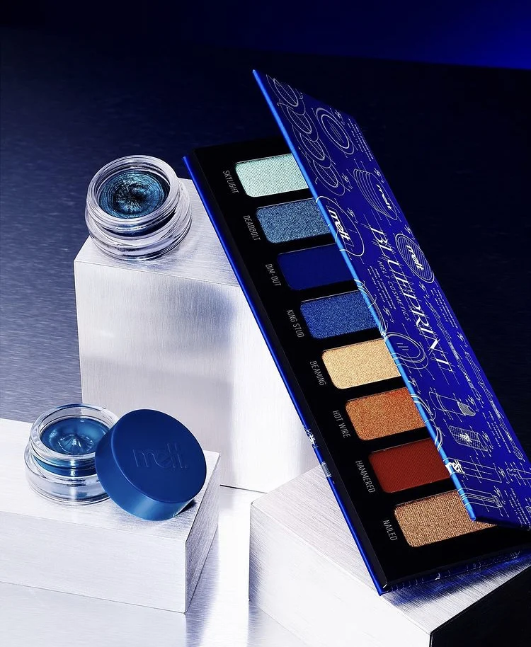 Melt Cosmetics Blueprint Collection Stunning BLUE Makeup Collection ...