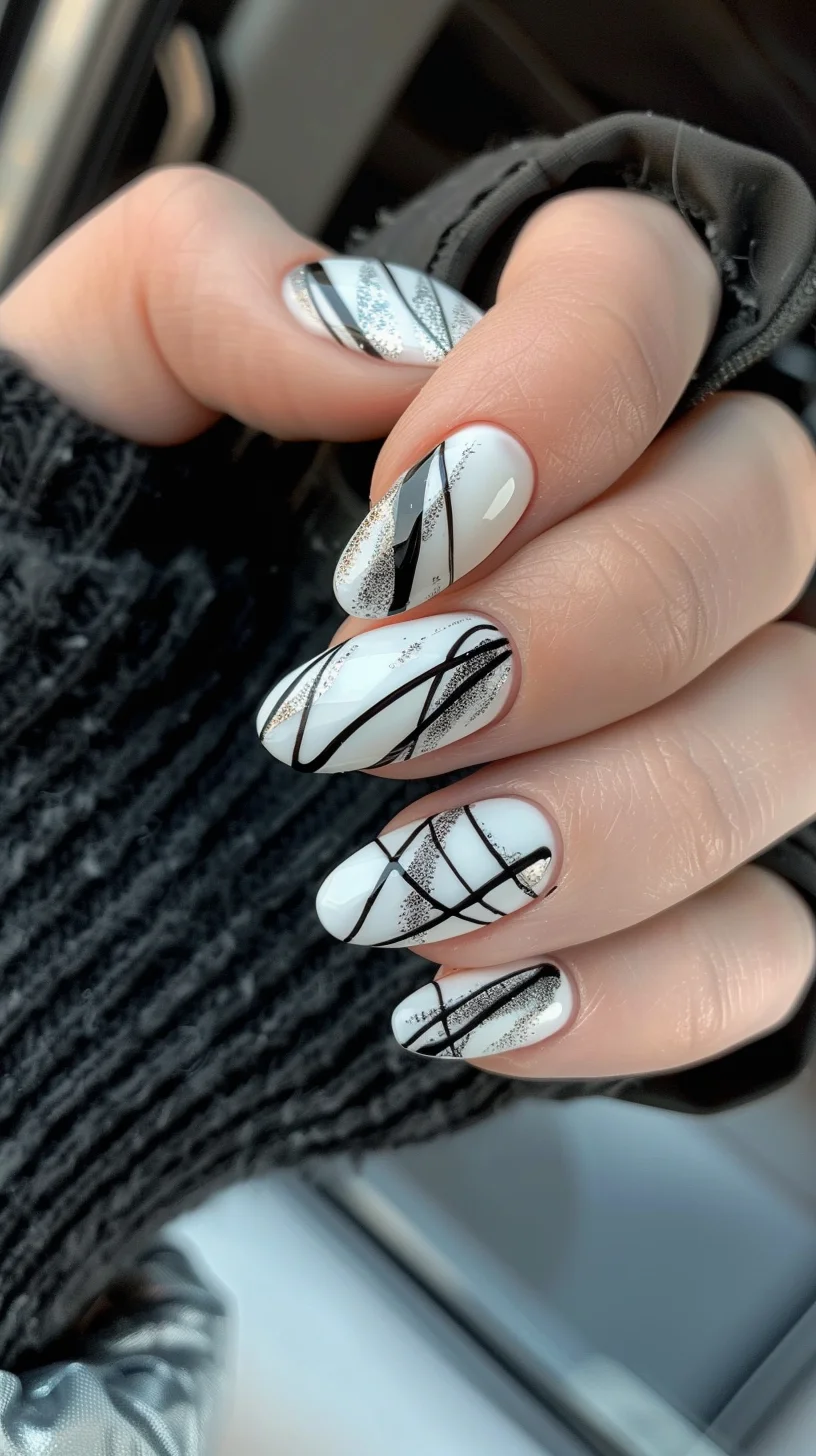 30 Line Nail Art Designs That Will Elevate Your Manicure Game