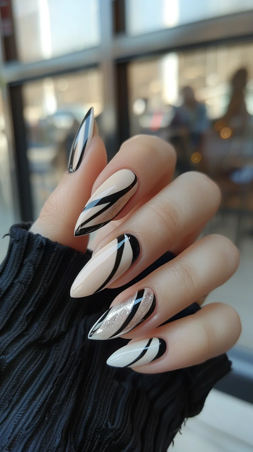 30 Line Nail Art Designs That Will Elevate Your Manicure Game