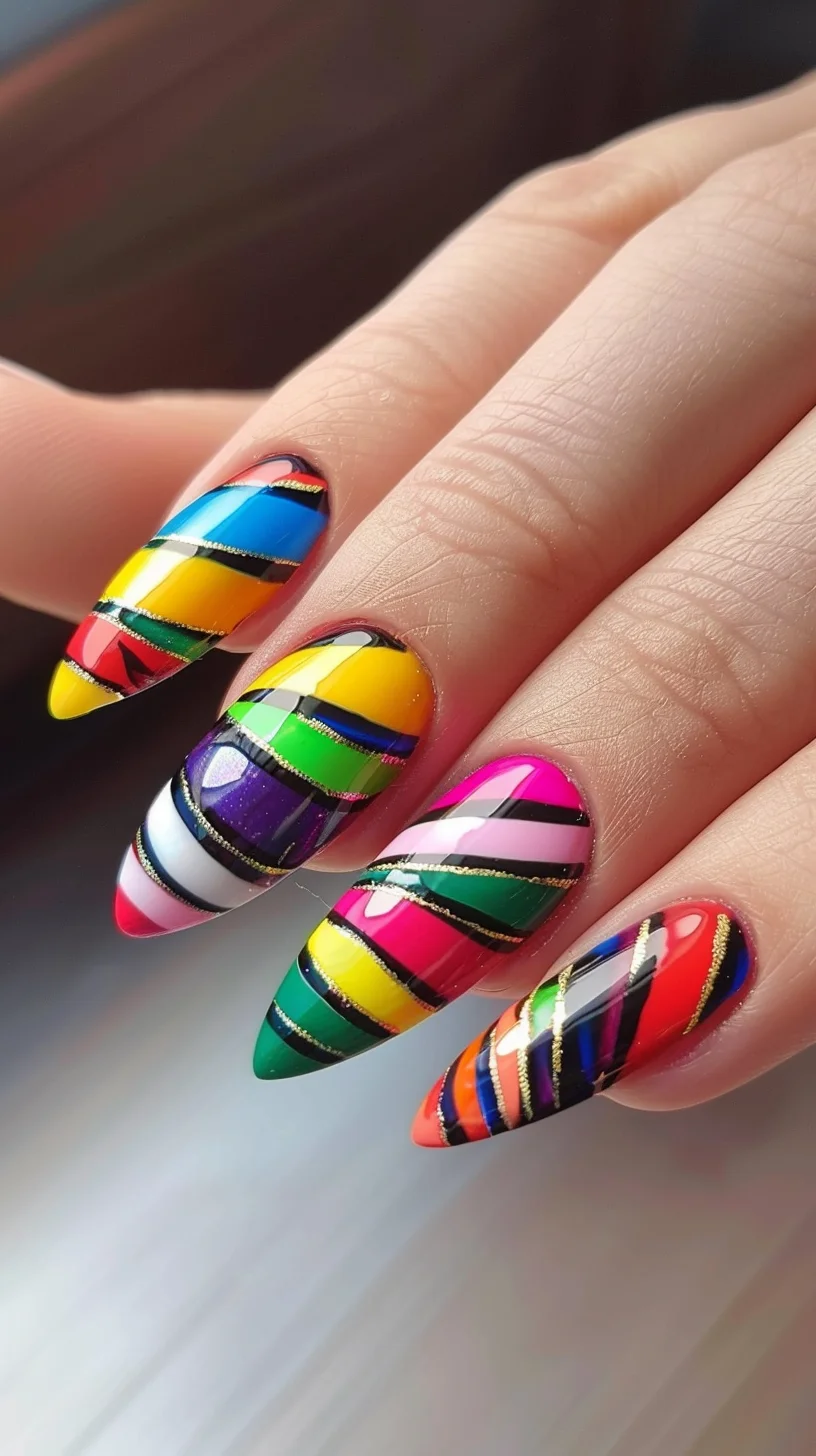30 Line Nail Art Designs That Will Elevate Your Manicure Game