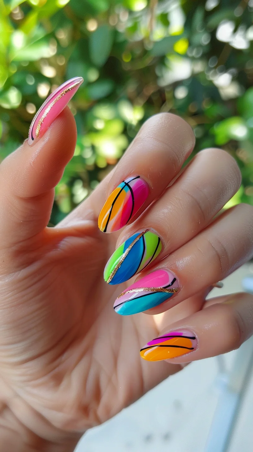 30 Line Nail Art Designs That Will Elevate Your Manicure Game